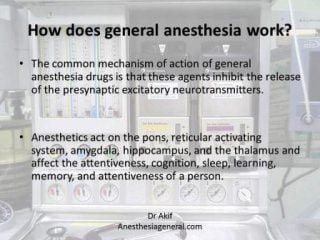 What is General Anesthesia and general anesthetic? - Anesthesia General